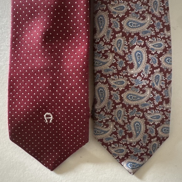 Etienne Aigner | Accessories | Etienne Aigner Tie Men Red Maroon ...
